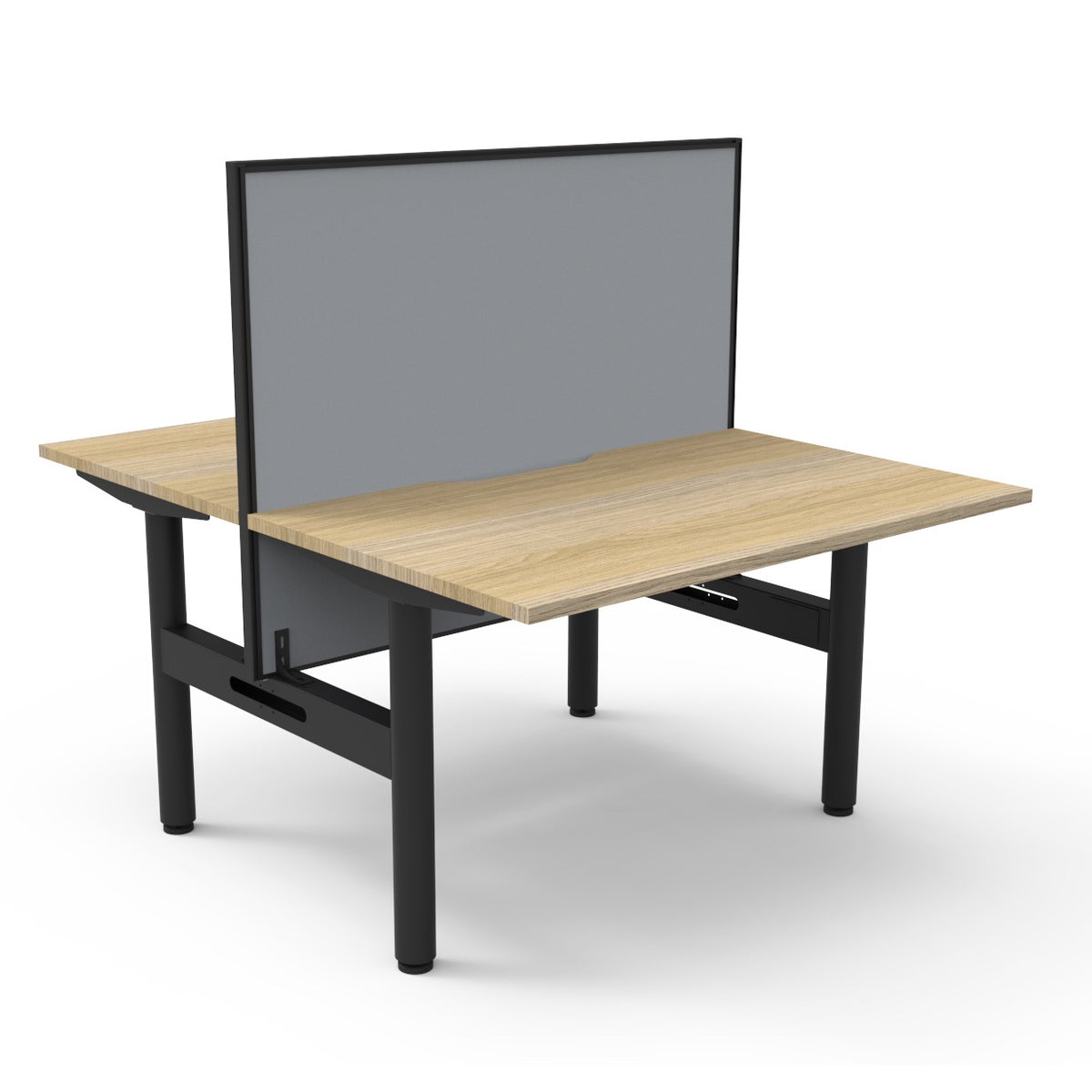 RL Halo Static Back to Back 2 User Workstation with Framed Screen