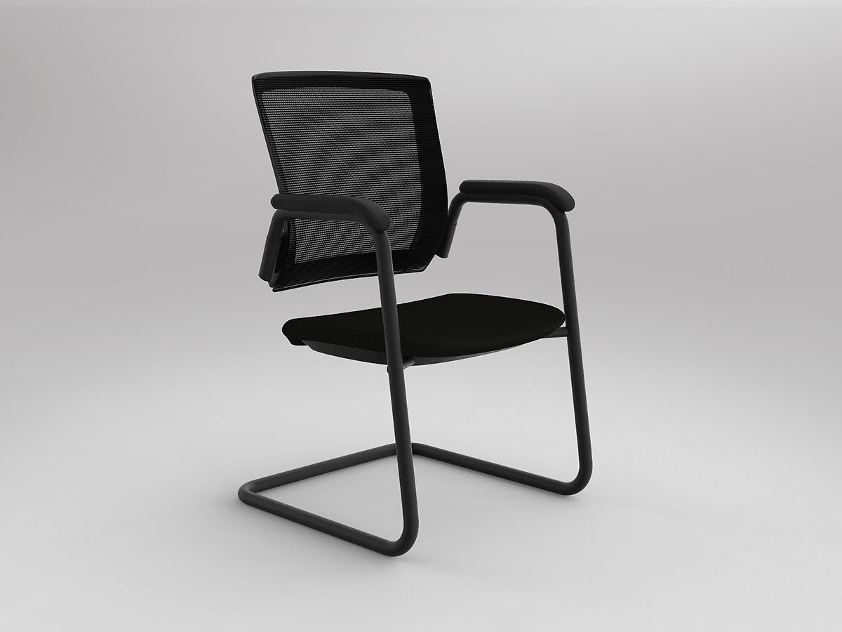 OL Balance Mesh Back Sled Base Visitor Chair