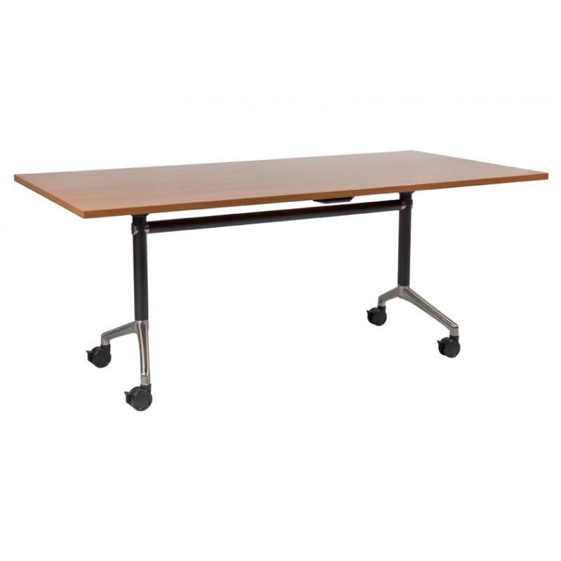 MA Calais Flip Up Rectangular Table with Castors – Office Better