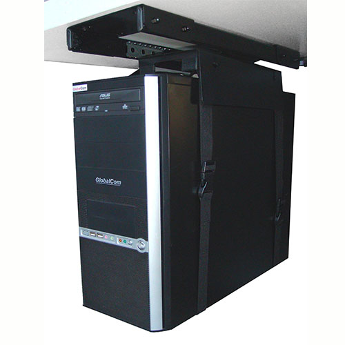 CM Vertical Slide & Rotate Metal CPU Holder with Straps