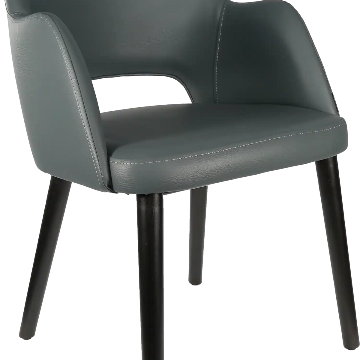 FL Sorbet Vinyl Upholstered Timber Legs Hospitality Chair