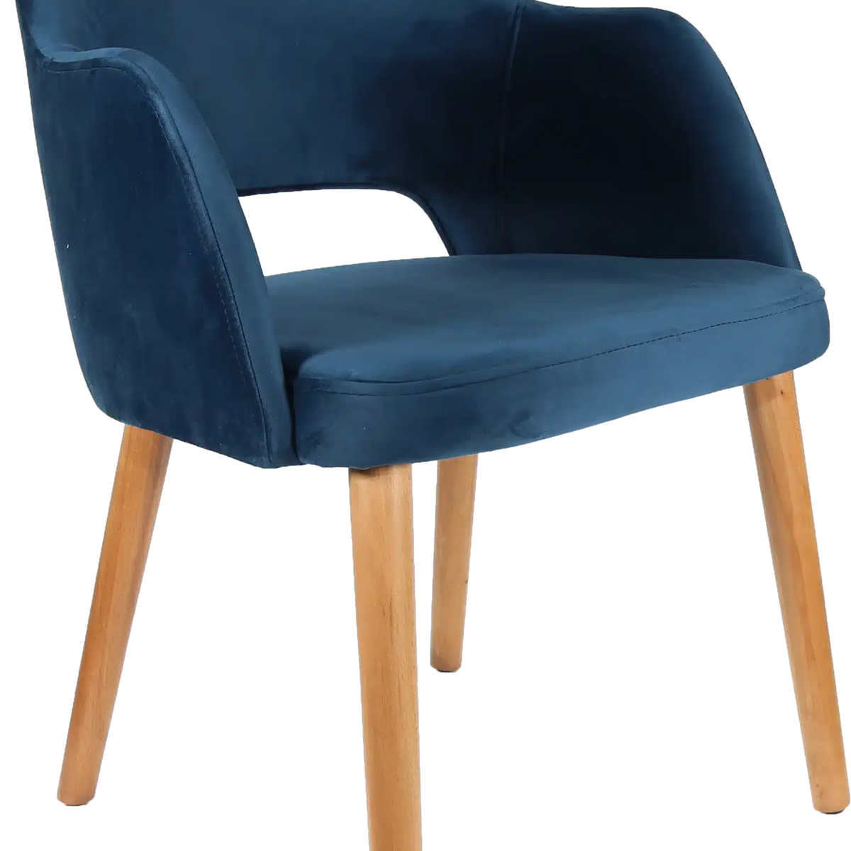 FL Sorbet Velvet Upholstered Timber Legs Hospitality Chair