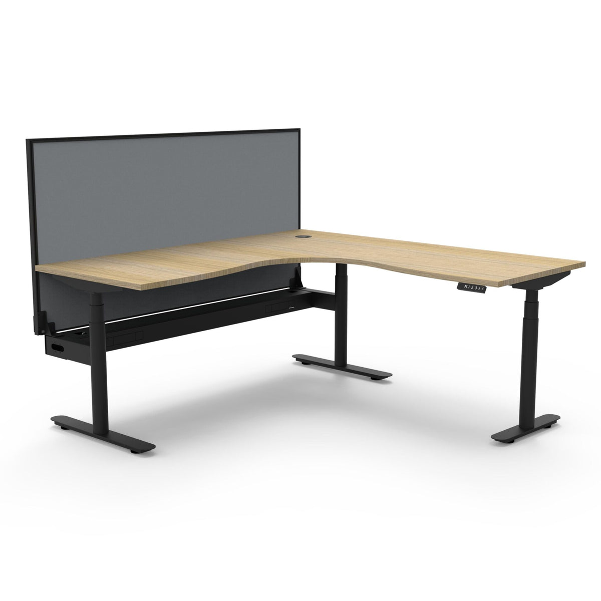 RL Halo Plus Motorized Height Adjustable Corner Workstation