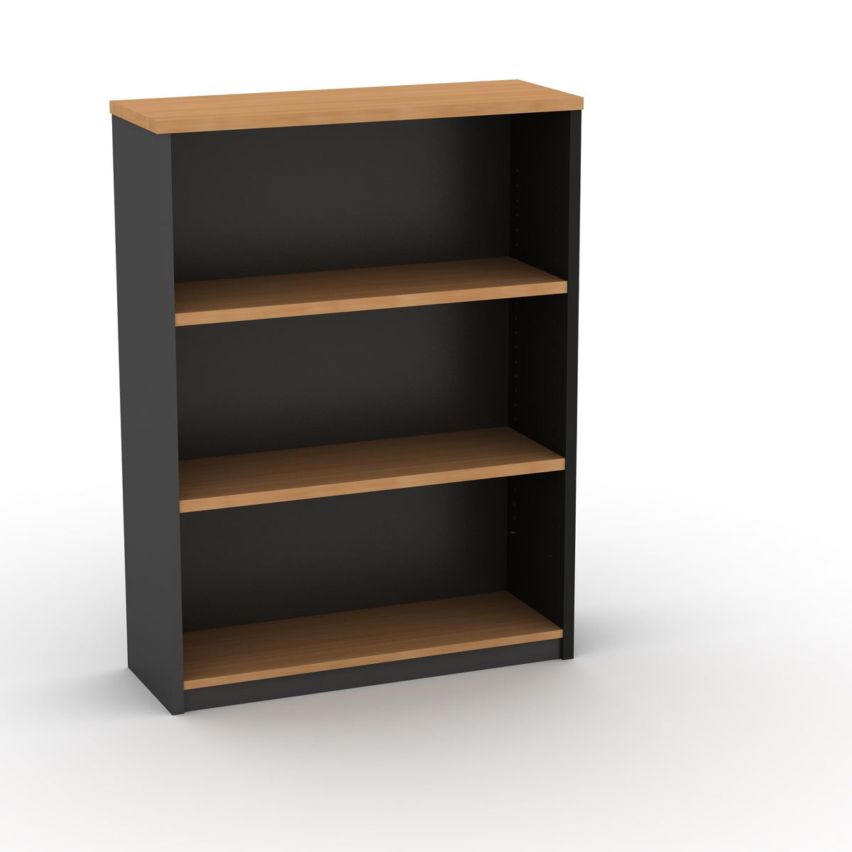 GP OMsystem Commercial Office Open Bookcase 1200mm Height