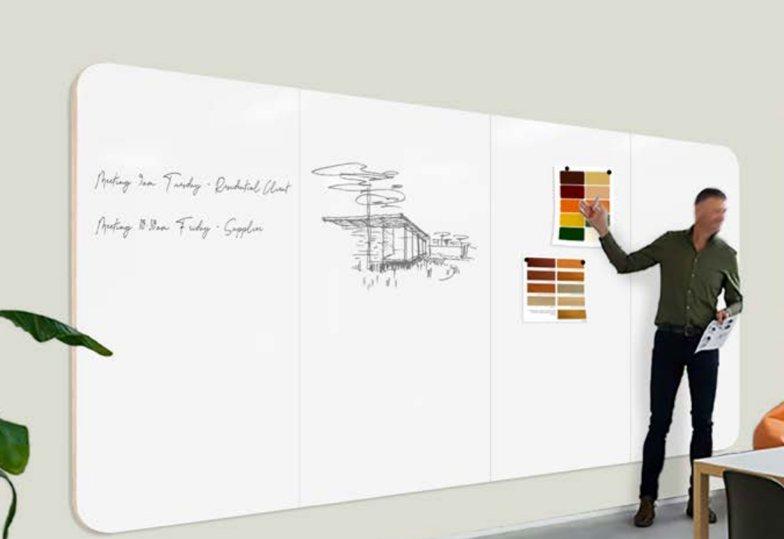 VC Skändi Birch Ply Frameless Magnetic Sistem Whiteboard