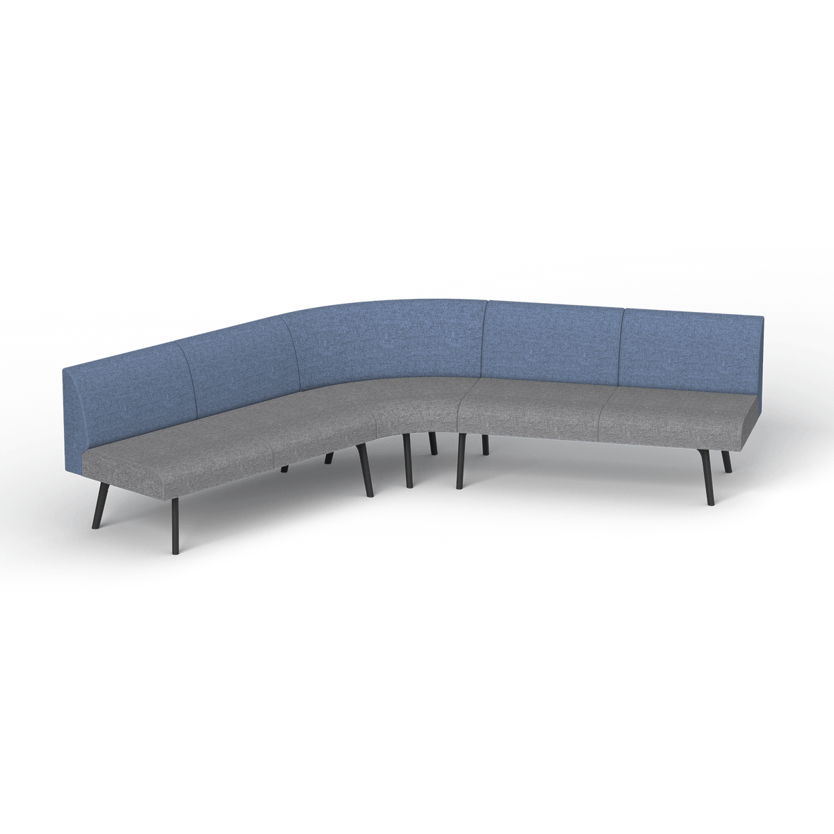 OL Willow Fabric Upholstered Reception Area Corner Sofa