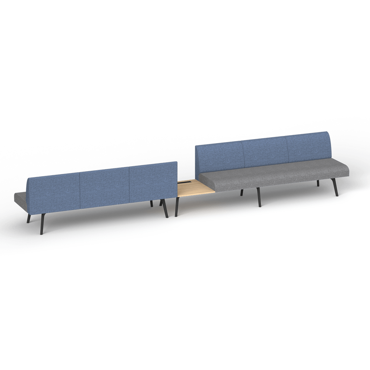 OL Willow Reception Area 6 Seater Sofa with Side Table